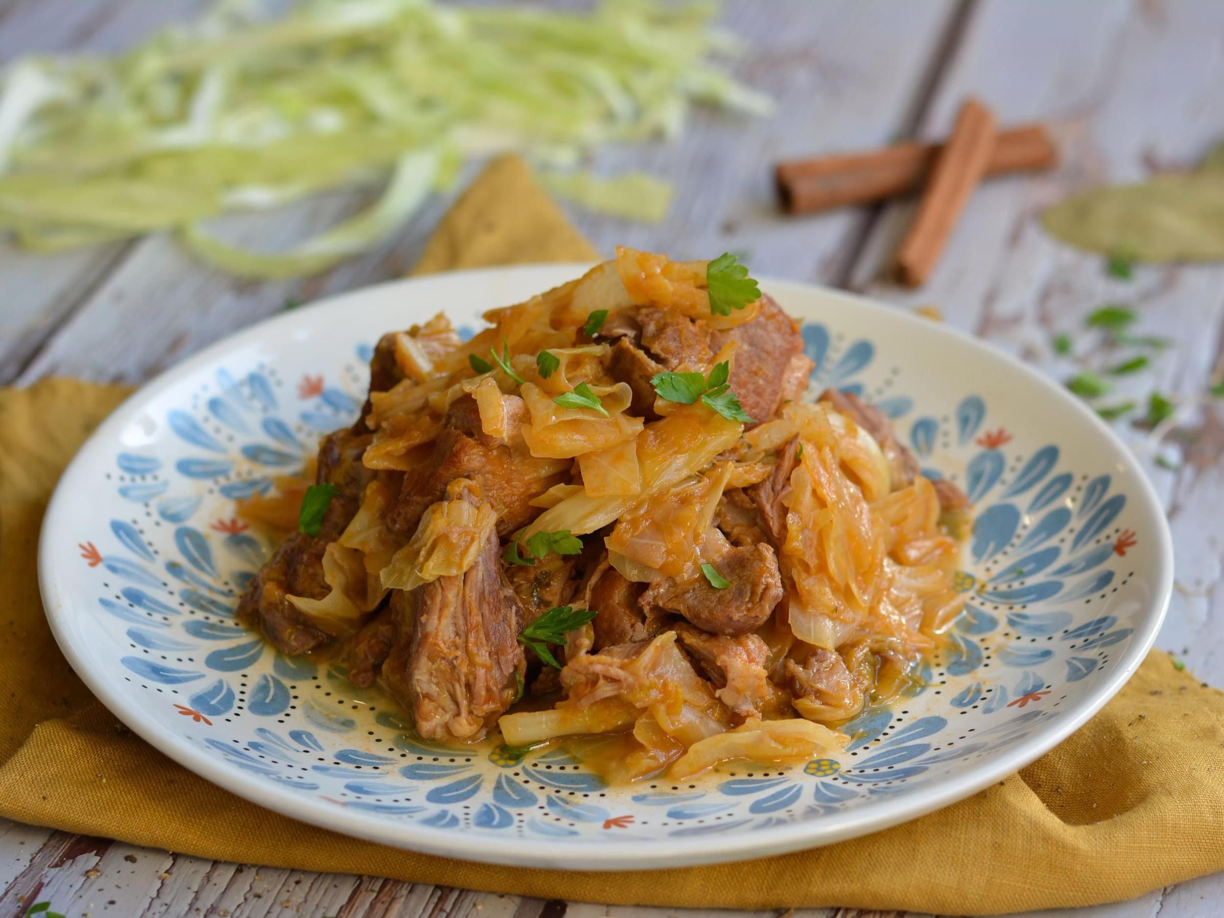 Giorgos Tsoulisʼs Greek Braised Pork and Cabbage Recipe: Verified by ...