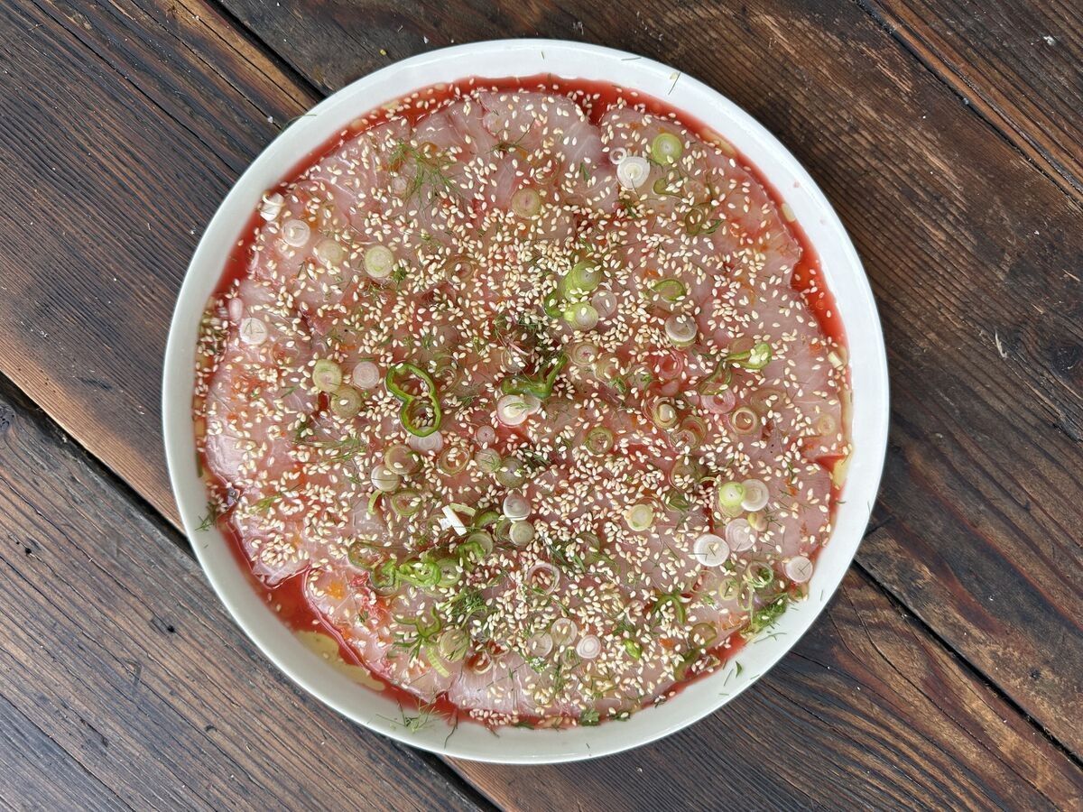 Darren Robertsonʼs Raw Fish with Sour Plum Ponzu Recipe: Verified by ...
